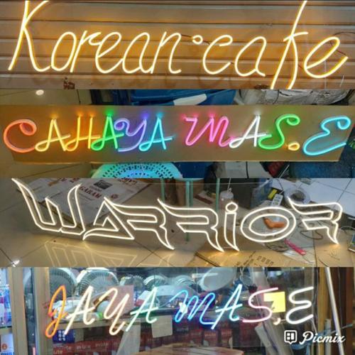 Jual Neon Flex Design/Neon Flex Custom/Pembuatan Tulisan Lampu NeonFlex ...