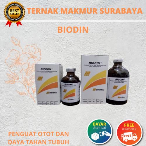 Jual BIODIN 100 ml - Menguatkan Otot Stamina Daya Tahan Tubuh Hewan ...