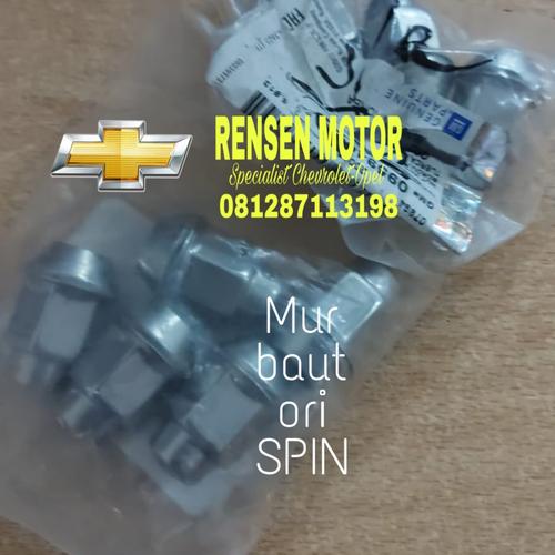 Jual MUR BAUT RODA SPIN TRAX CRUZE COLORADO AVEO SONIC ORI GM 09594682 ...
