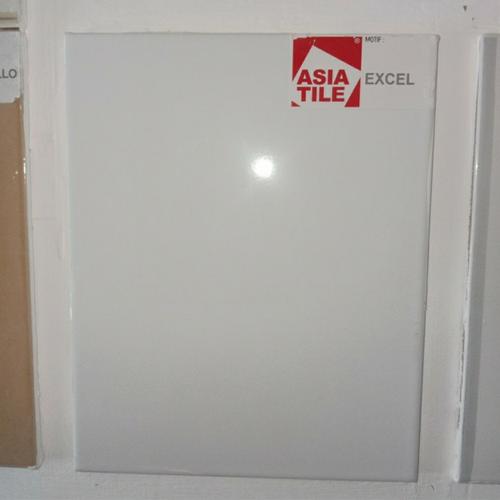 Jual Keramik Dinding Asia Tile 20x25 Excel White / Keramik Putih Polos ...