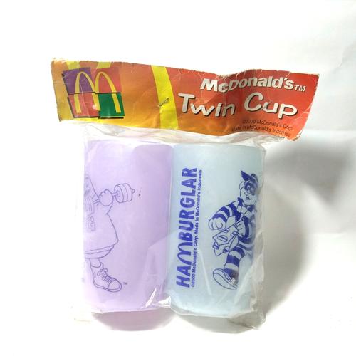 Jual Gelas Maskot Hamburglar Grimace Mcdonald Happy Meal Mcd Jadul ...