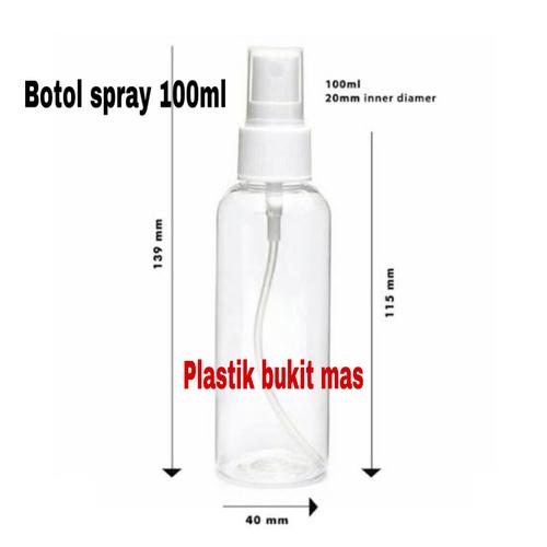 Jual Botol spray 100 ml / botol parfum / botol hand sanitizer 100 ml ...