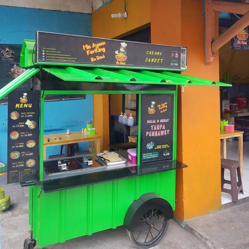 Jual Gerobak Murah Makanan Mie Ayam Custom Unik, Bikin Usaha Makin ...