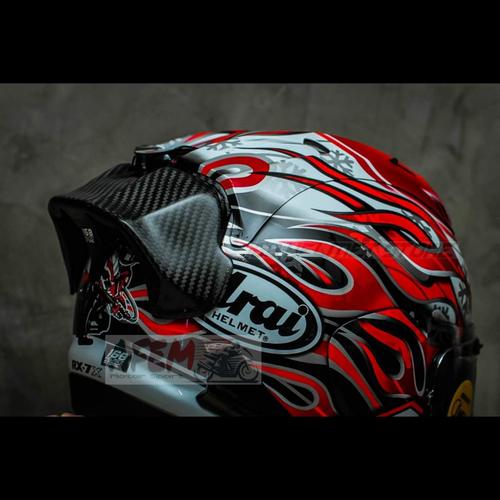 Jual Spoiler Arai Rx7x Spoiler DF X2 ARAI Carbon Kevlar Racing Spoiler ...