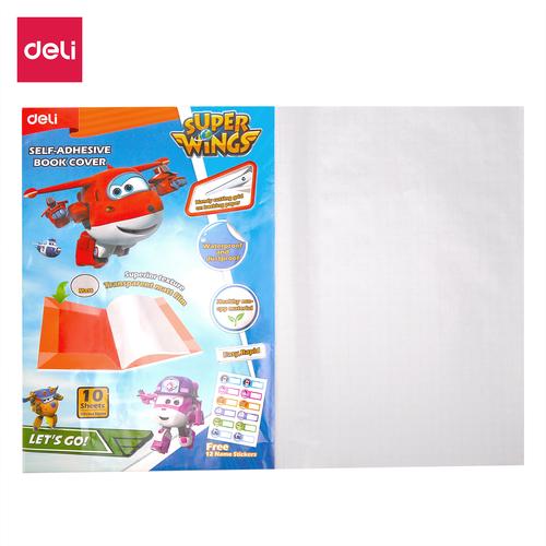 Jual Deli Super Wings Self-Adhesive Book Cover 45 * 30cm 10 lembar ...