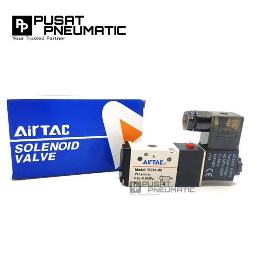 Jual Solenoid Valve 3v 210 06 Airtac 220v ac/ 24v dc - Voltase Ac 220 - Jakarta Barat - Pusat ...