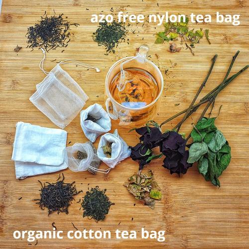 Jual Reusable Tea Bag / Kain Kantong Teh celup (Perpiece) - Reusable ...