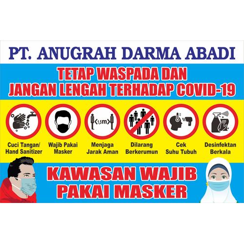 Jual SPANDUK PROTOKOL KESEHATAN UKURAN 3x2 METER - Kota Bekasi - RAS ...