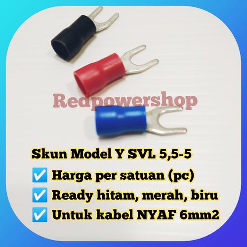Jual Skun Model Y SVL 5,5-5 untuk kabel NYAF 6mm harga satuan - Biru - Kota Tangerang Selatan ...