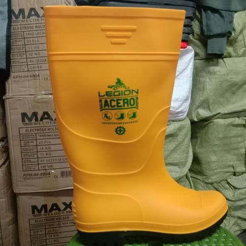 Jual Ready Stock! Sepatu Safety Boot Legion Safety Pria Besi Shoes ...