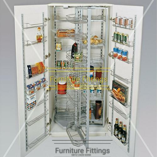 Jual rak snack susun Kitchen Pantry Hardware tall unit double storage ...