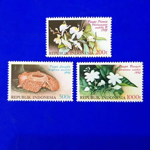 Jual Prangko/Perangko INDONESIA. Seri BUNGA 1992. Set lengkap - Jakarta ...
