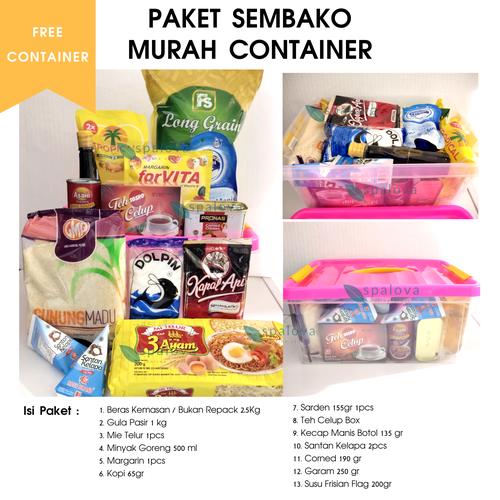 Jual PAKET SEMBAKO MURAH CONTAINER - Jakarta Timur - Spalova Retail ...