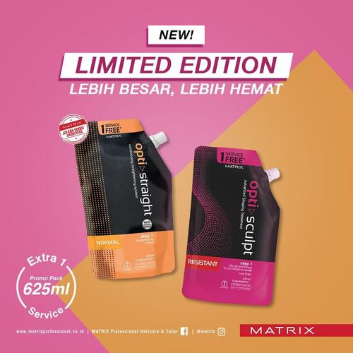 Jual New Limited Edition Matrix Opti Straight Step 1 625 ml - Normal ...