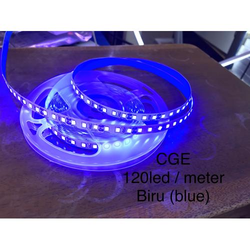 Jual Led strip 120 mata 2835 biru / led strip 120 mata biru blue ...