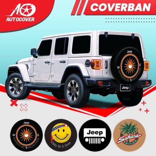 Jual Cover Ban Serep Mobil Jeep Custom Auto Cover - Hitam Polos, M ...