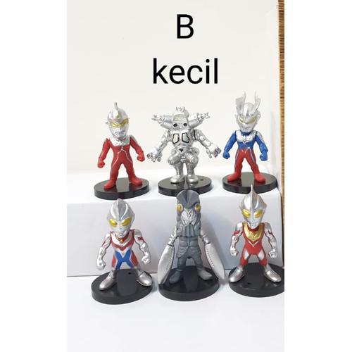 Jual Topper Cake Figure Ultraman Chibi Set isi 6 Kecil Tipe B - Jakarta ...