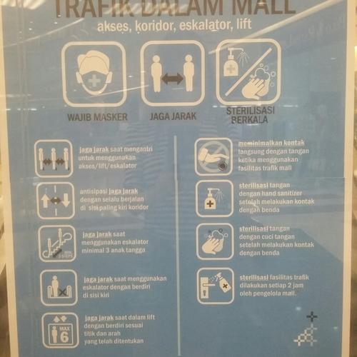 Jual papan akrilik tata tertib area protokol mall zona - Kota Surabaya ...