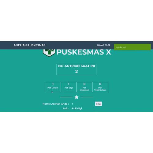 Jual Source Code Aplikasi Antrian Puskesmas Berbasis Web - Kota Surabaya - Rich Shop Indonesia ...