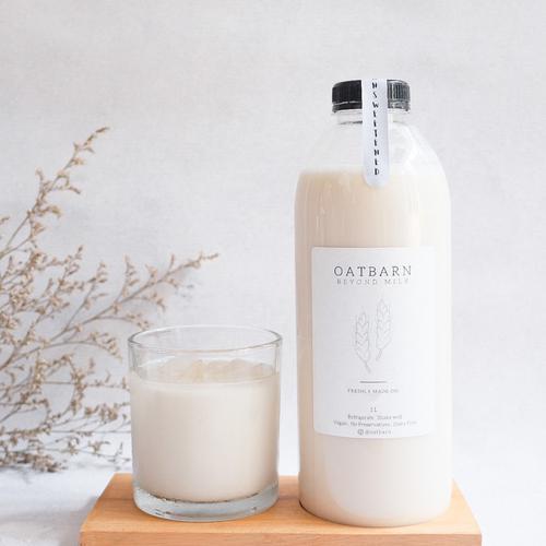 Promo OatBarn Oat Milk 1 Liter | Susu Oat Barn Vegan Homemade ...