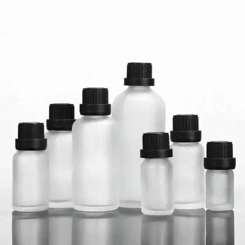 Jual Botol Serum / Botol pipet Kaca Frosted - Tutup Hitam, 30ml ...