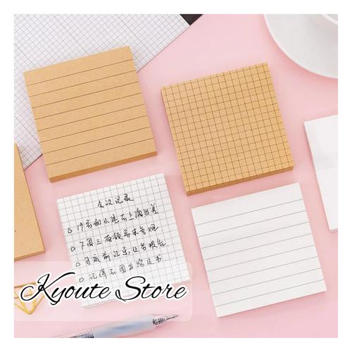 Jual Sticky Notes Simpel Grid Polos Garis Craft Scrapbook DIY Bujo ...
