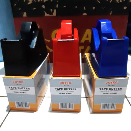 Jual Tape dispenser/ tempat isolasi besar kecil tajam joyko td-103 ...