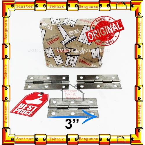 Jual ENGSEL LACI-ENGSEL LEMARI-ENGSEL BESI RRT TIPIS 3" INCH - Jakarta ...