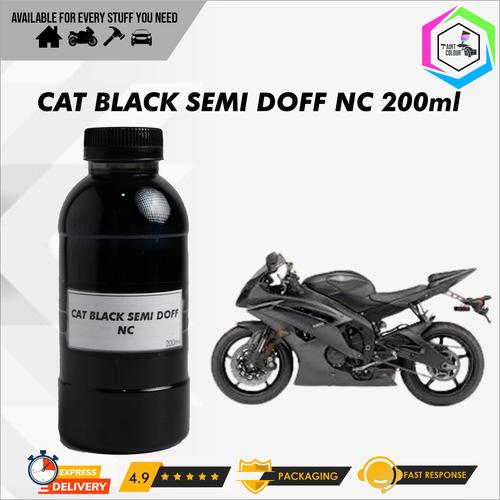 Jual Cat Super Black Semi Doff Hitam Semi Doff NC 200ml - 001SG NC 100ml - Kota Bandung - PAINT ...