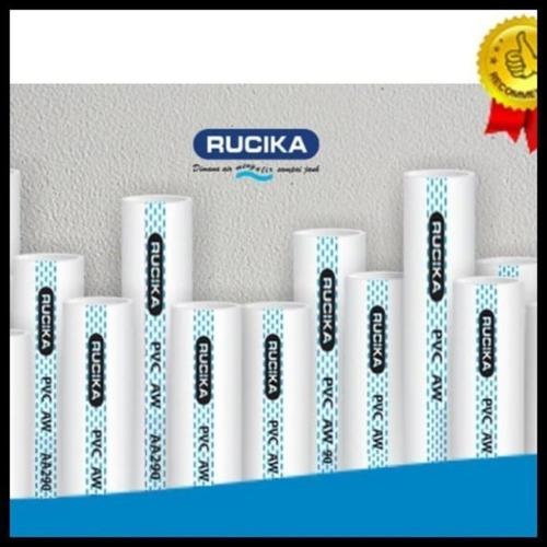 Jual PIPA AIR PVC RUCIKA WAVIN 2" AW / 2 in AW / Pipa putih pvc 2 inch ...