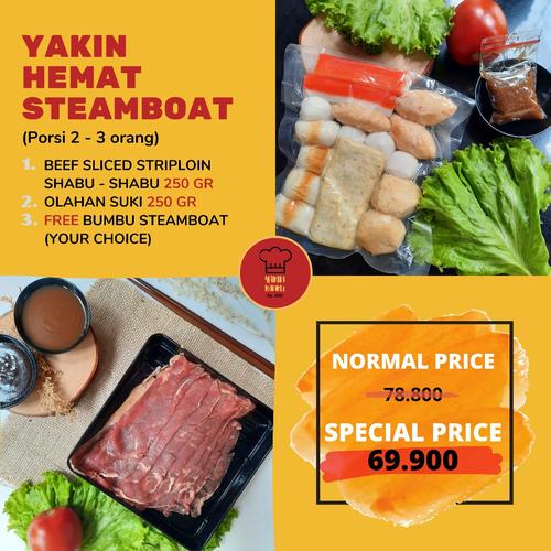 Jual BUNDLING BEEF AUS STRIPLOIN SHABU-SHABU+PAKET STEAMBOAT FREE BUMBU ...
