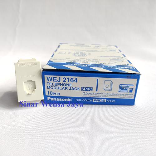 Jual Panasonic Socket Telephone Modular Jack - WEJ 2164 - Kota Surabaya ...