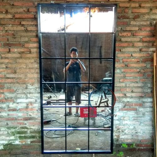 Jual pigura cermin industrial powder coating/cermin dinding/hiasan ...