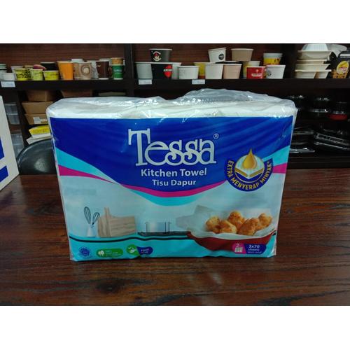 Jual Tissue Tessa Kitchen Towel 3 roll x 70s - Kota Tangerang Selatan ...