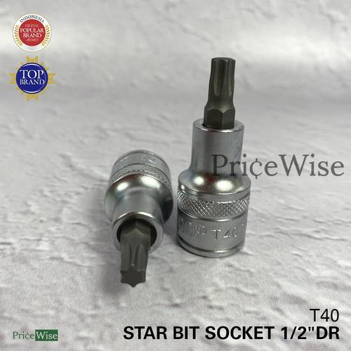 Jual Star Bit Socket 1/2" T40 Tekiro / Starbit Socket / Mata Sock L Bintang - Kota Palembang ...