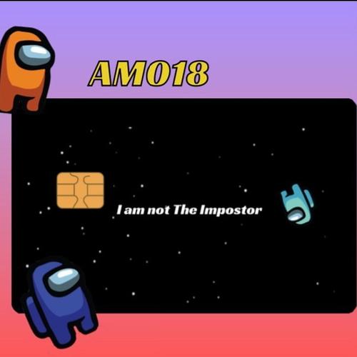 Jual Geto card skin kartu atm sticker emoney AMONG US 18 - 20 - AMO 20 ...