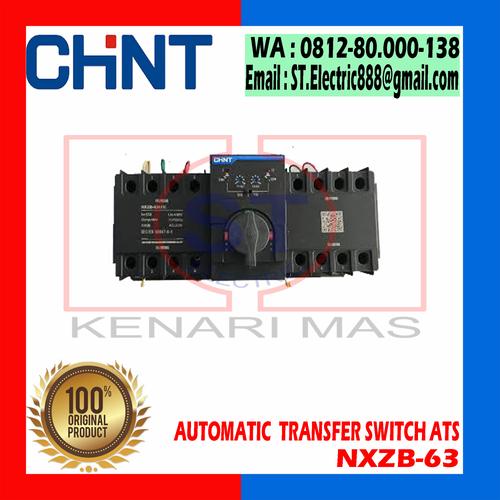 Jual Automatic Transfer Switch ATS CHINT / NXZB-63 / NXZB63 4P 63A 10KA - Jakarta Pusat - ST ...
