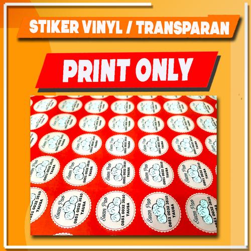 Jual Cetak Stiker Vinil / Vynil Transparan A3+ print only - Jakarta ...
