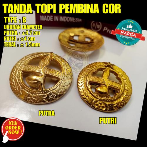 Jual TANDA TOPI PEMBINA COR TYPE B - Kecil/putri - Kab. Kudus - JURAGAN ...