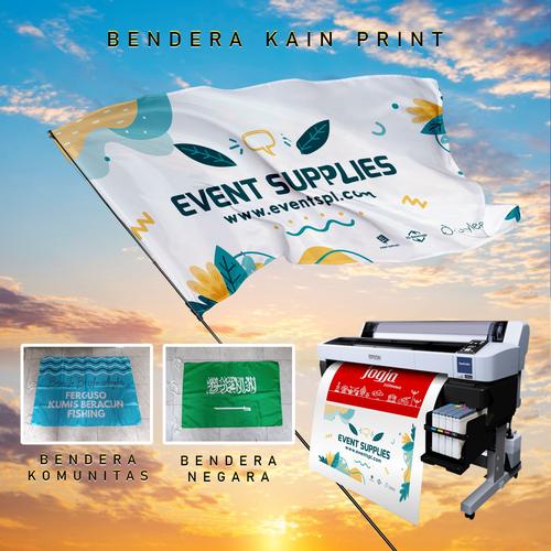 Jual Cetak Bendera Kain Custom Full Print Satuan, Organisasi, Partai ...