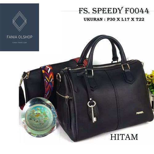 Jual FASHION WANITA / TAS HAND BAG / TAS WANITA / FOSS*L SPEEDY - Hitam, P30 X L17 X T22 ...