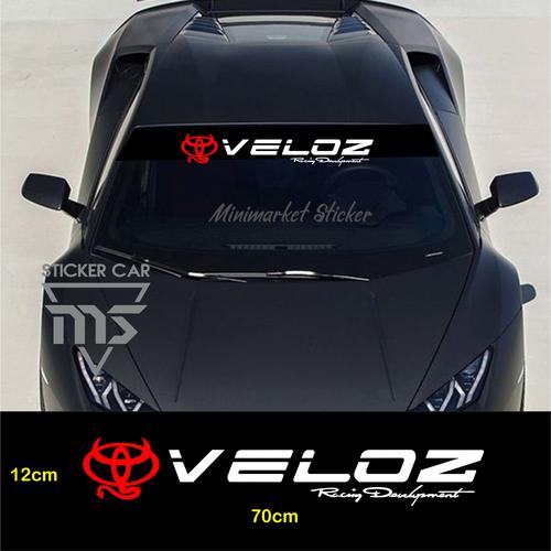 Jual sticker veloz stiker mobil toyota avanza veloz kaca racing ...