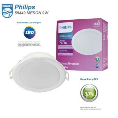 Jual Lampu Downlight Led Philips Meson 9watt 9watt 59449 - Putih - Jakarta Utara - RAJA LED ...