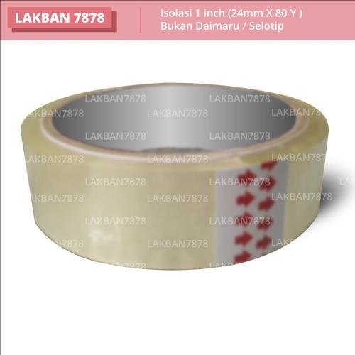 Jual ISOLASI / SOLATIP 1 inch ( 24MM X 72 Y ) Bukan Daimaru / Selotip ...