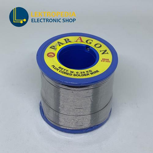 Jual Tenol Timah Solder Paragon BESAR 250g 250gram 0,8mm 0.8mm 60/40 ...