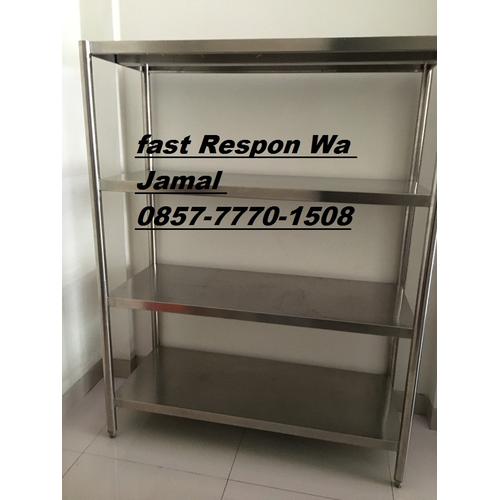 Jual Rak Susun Stainles 4 Susun Stainless 304 Ukuran: 120 x 500 x 155 ...