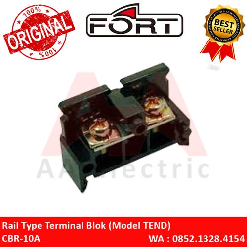 Jual Terminal Block CBR-10A / CBR10A 10A Model TEND Rail 1 Fungsi Fort ...