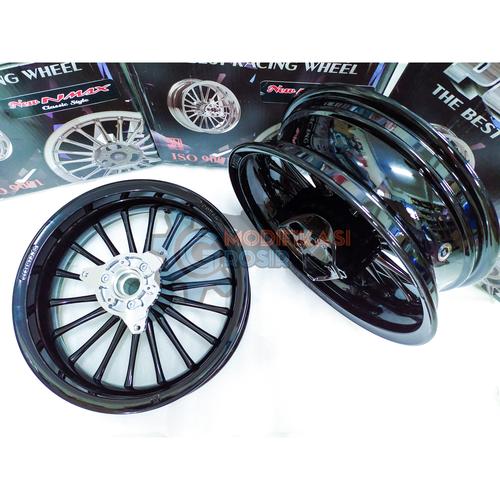 Jual Velg Racing Tapak Lebar POWER New Nmax 155 2020 CLASSIC P18 Black ...