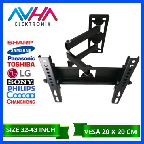 Promo bracket breket belalai led tv 32 40 43 inci inch - Jakarta ...