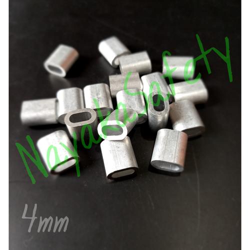 Jual Ferrule Alumunium 4mm / Crimp Alumunium / Pelor Alu Press Seling ...